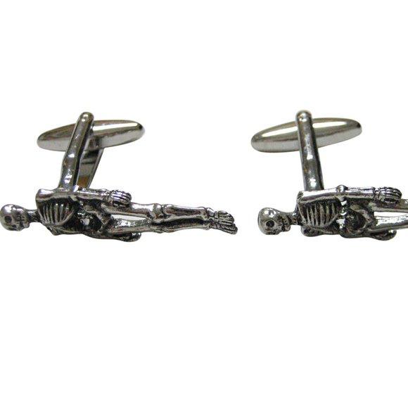 Kiola Designs | Accessories | Textured Human Skeleton Cufflinks | Poshmark